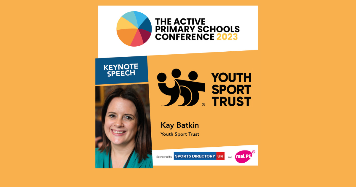 The Active Primary Schools Conference 2023 keynote speaker